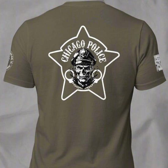 Chicago Police - CPD Biker Inspired Tee Shirt – Alpha Wear Clothing